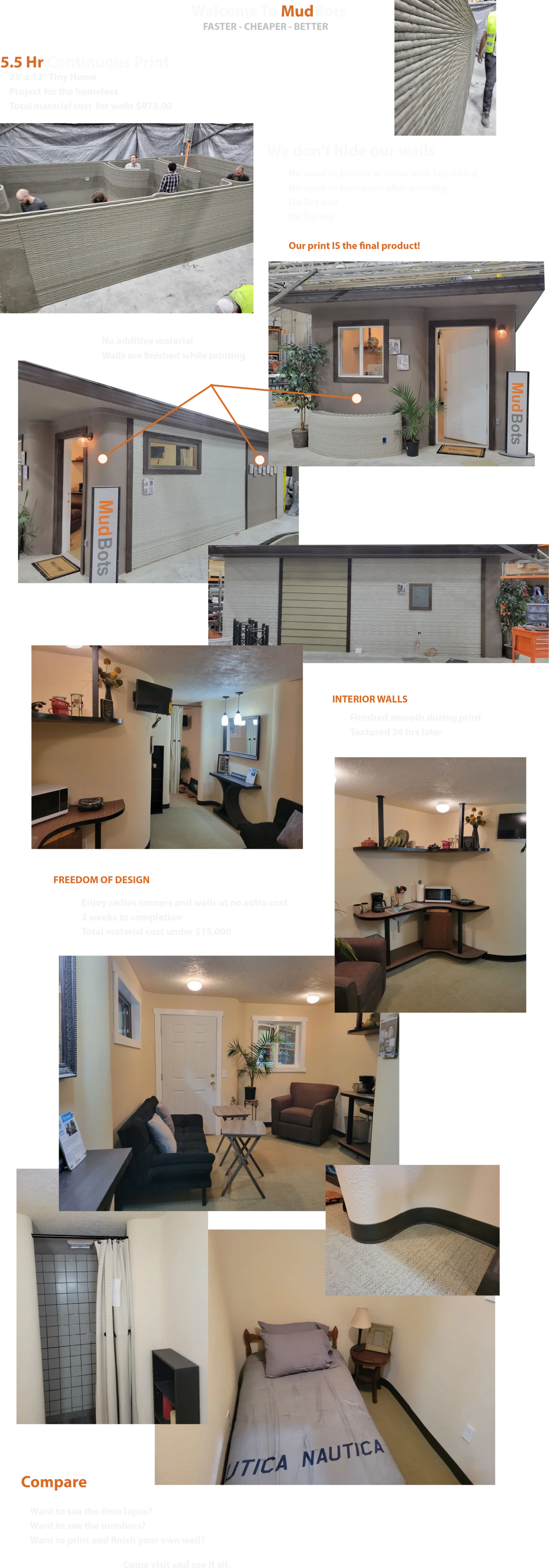 MudBots 3D Concrete Printers - Print a House - Save 70% Cost