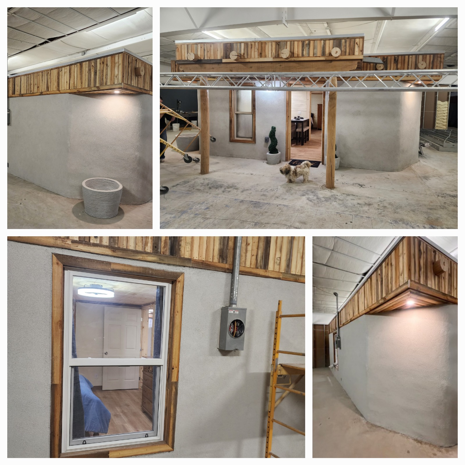 360 Showcase of Finished 3D Printed Home with Wood Trim - MudBots ...