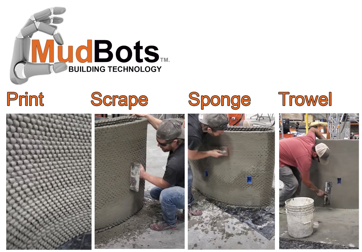 Real Time Finished wall | MudBots Gallery