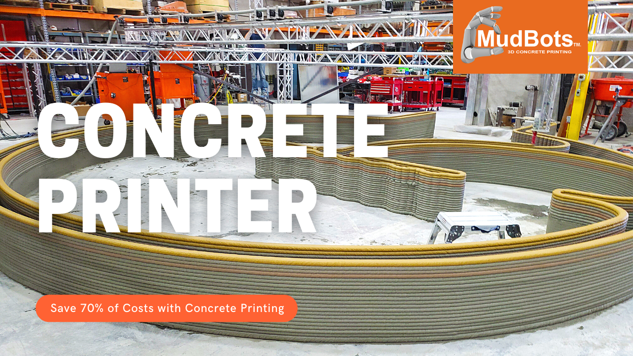 Printing a House with 3D Concrete Printer — Mudbots 3D Concrete Printing